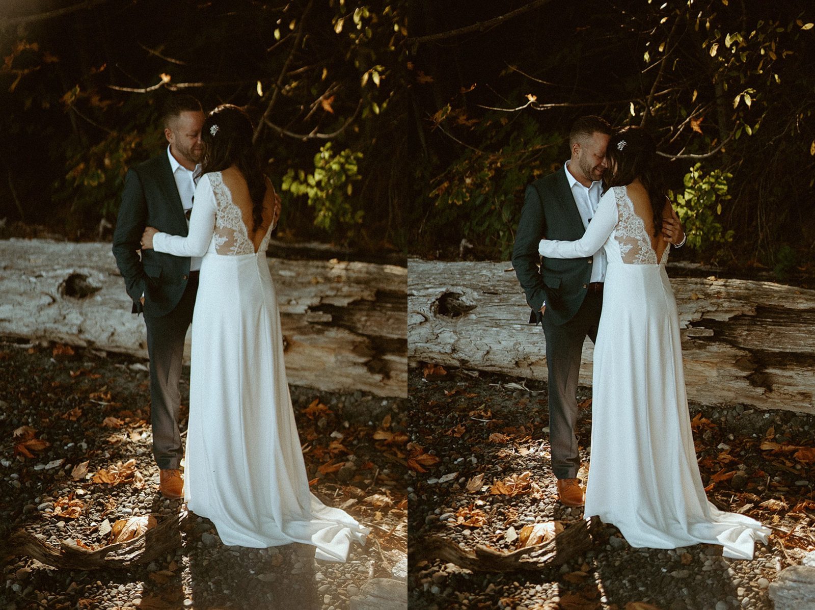 Jessica + Colin's Lakeside Wedding in Olympic National Park