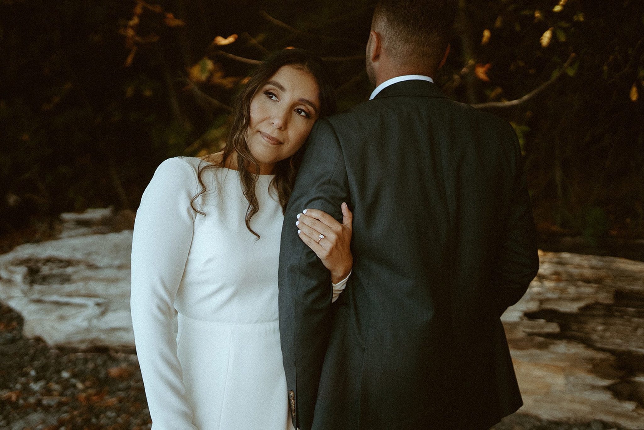 Jessica + Colin's Lakeside Wedding in Olympic National Park