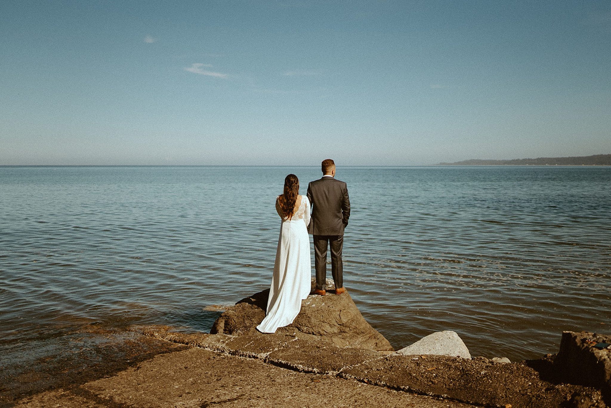 Jessica + Colin's Lakeside Wedding in Olympic National Park
